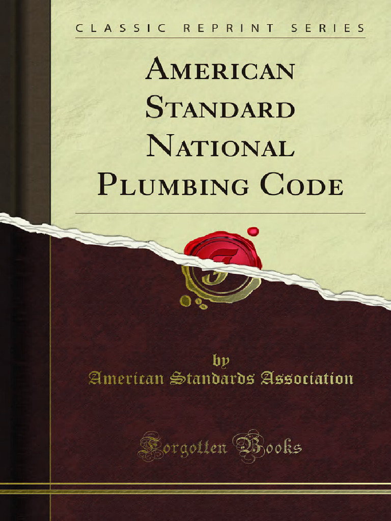 American Standard National Plumbing Code 1000840851 | PDF | Committee ...