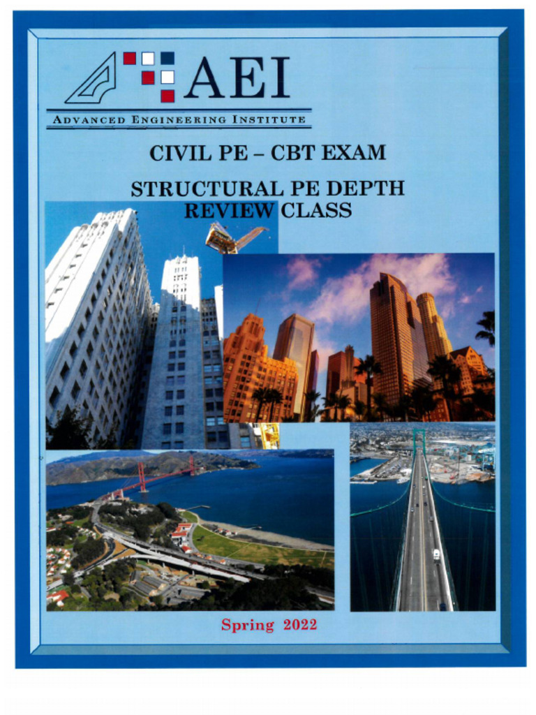 Aei Civil Pe Structural Depth | PDF