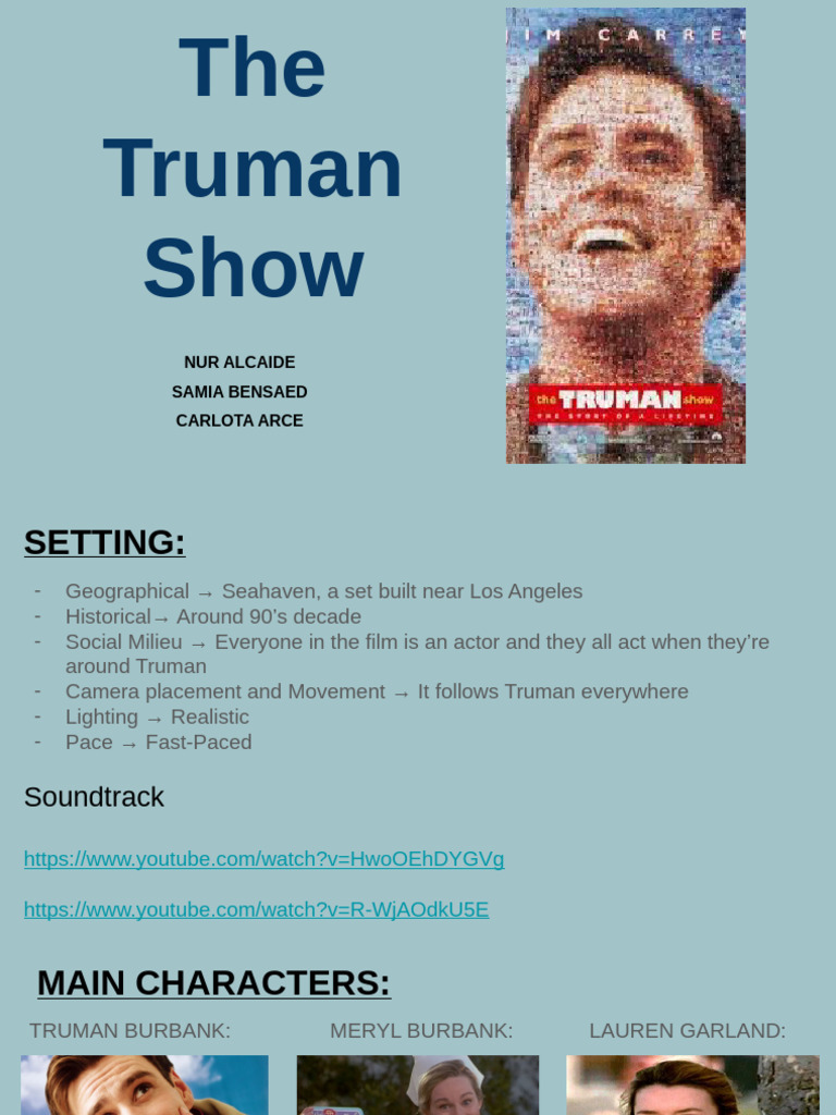 The Truman Show: A Deep Dive Analysis | PDF