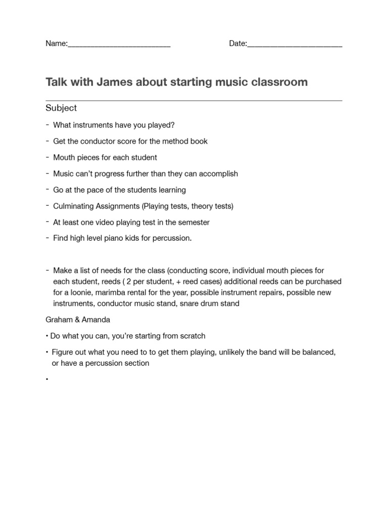 Instrument Selection | PDF