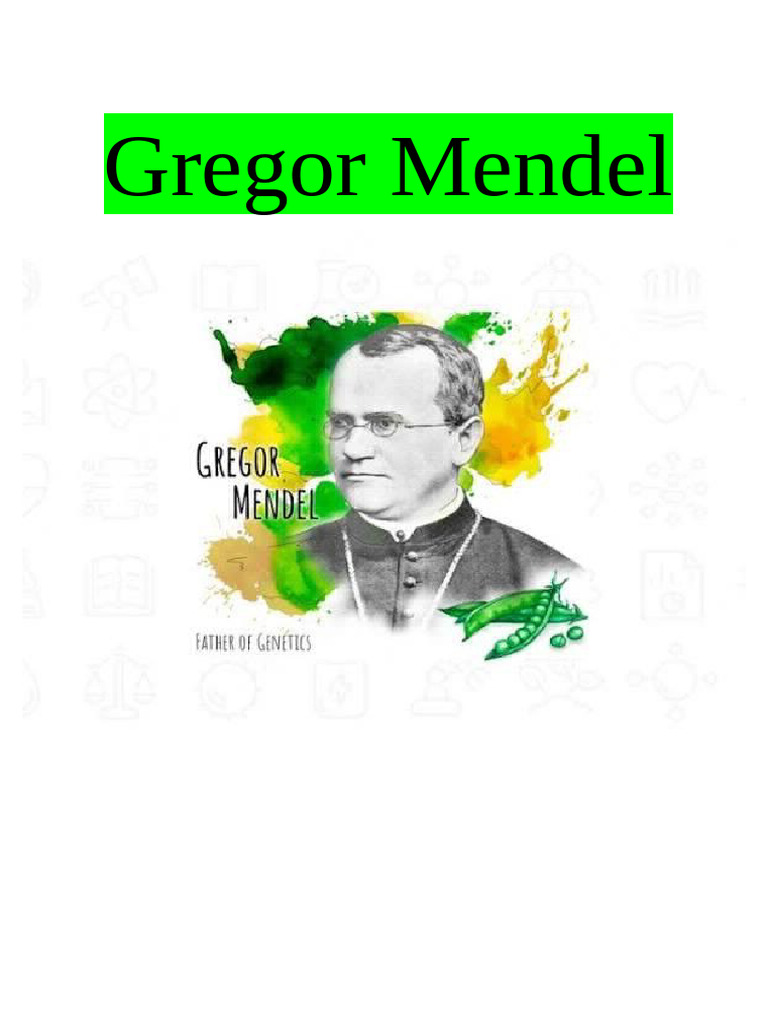 Gregor Mendel: Pai da Genética Moderna | PDF | Hereditariedade | Genética