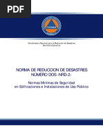 Nrd2 - Conred Norma de Reducción de Desastres No.2 | PDF | edificio