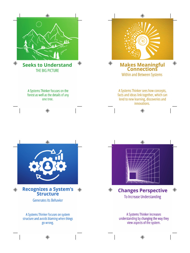Habits of Systems Thinker Cards | PDF