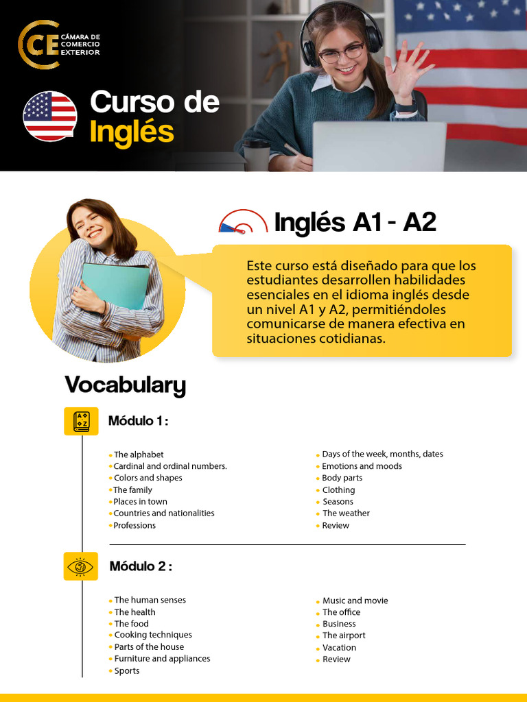 Sílabus Inglés a1 a2_compressed | PDF | Verb | English Language