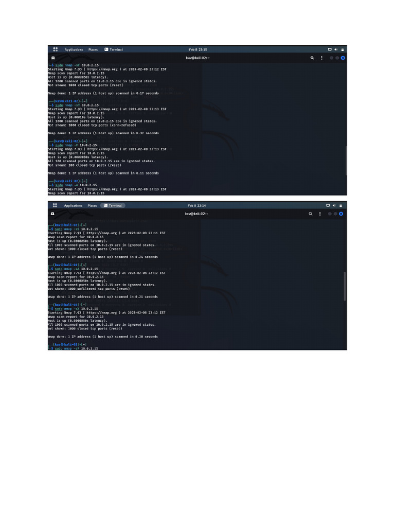 Nmap Scanning | PDF