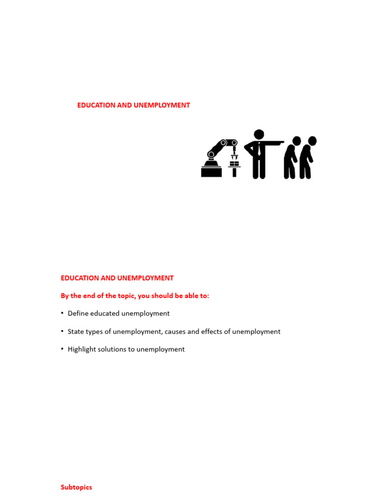 Pac 412 Lecture 9 | PDF | Unemployment | Employment