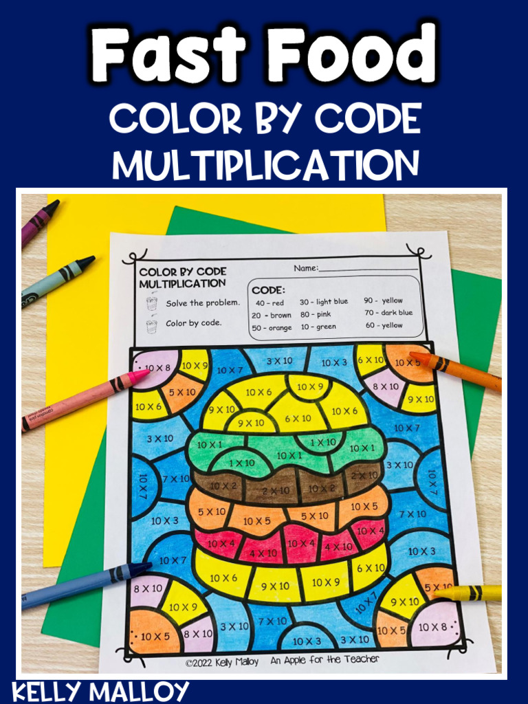 Color by Code Multiplication: Kelly Malloy | PDF | Digital Millennium ...