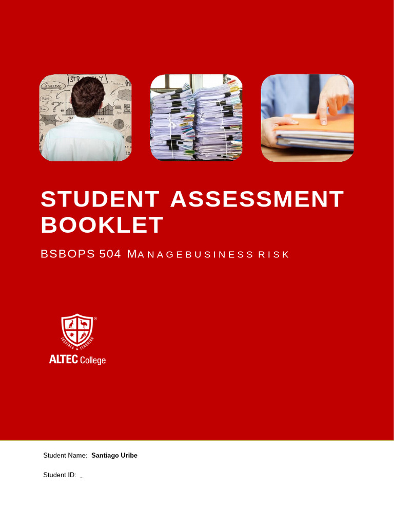 BSBOPS504 Student Assessment Booklet V2 (ID 180536) - V Santiago | PDF ...