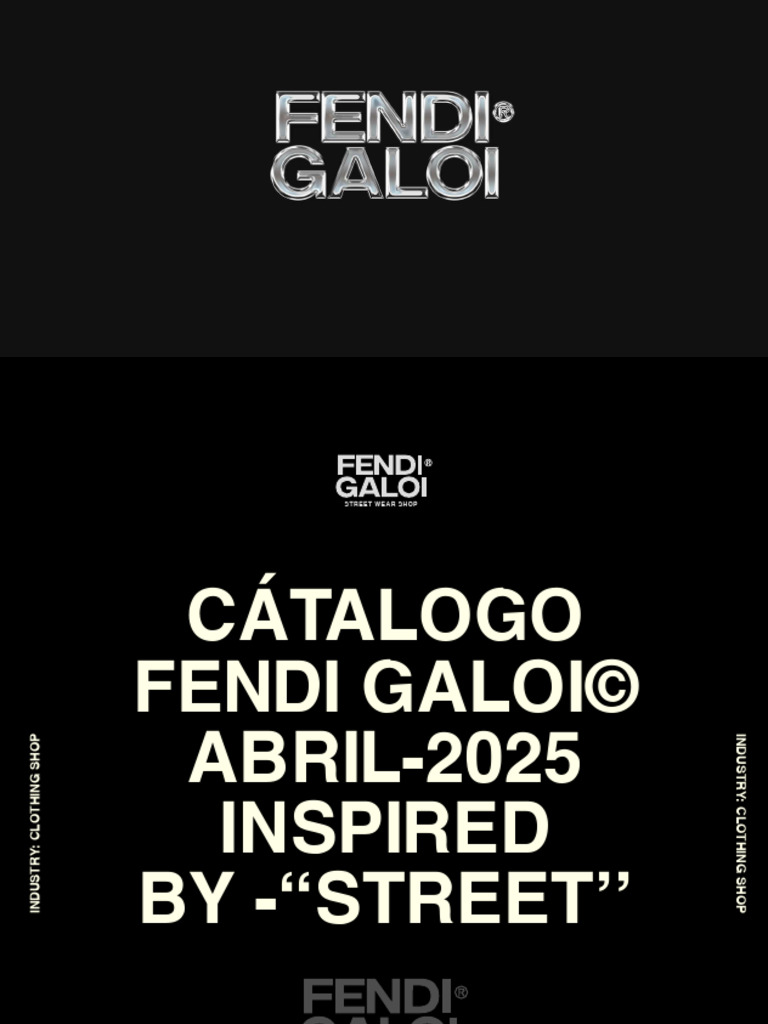 Fendi Galoi Drip Collection 2025 | PDF