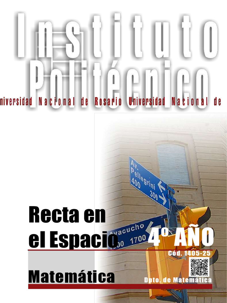Ecuaciones de la Recta en el Espacio | PDF | Línea (geometría) | Ecuaciones
