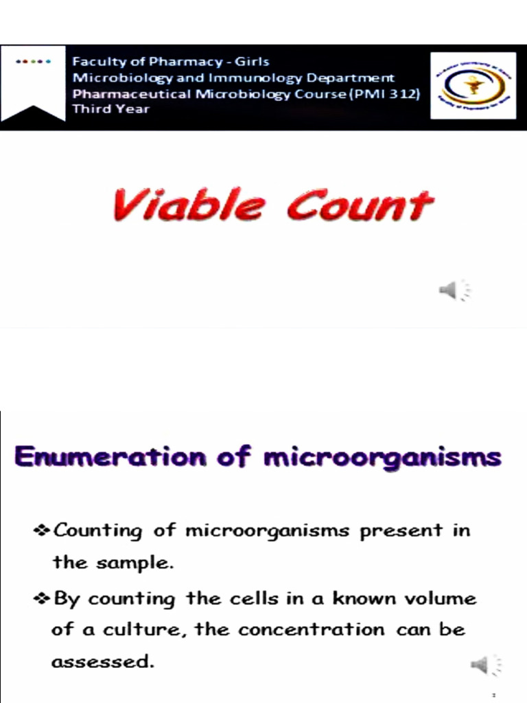 Viable Count | PDF