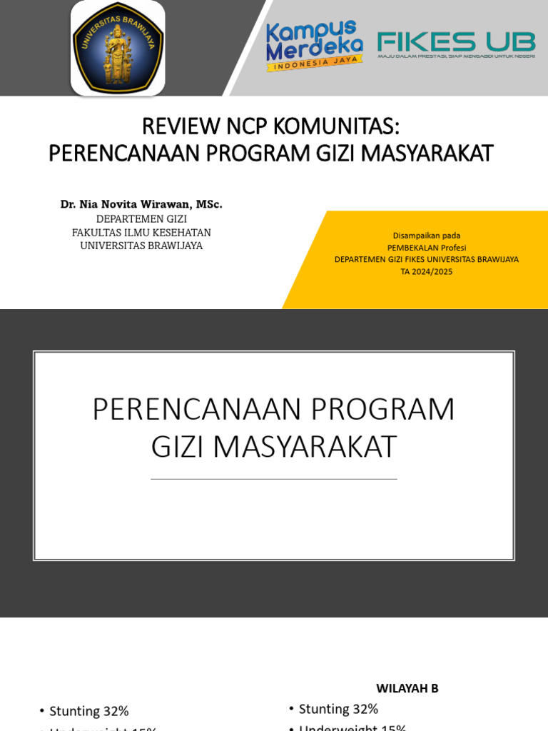 Materi Review NCP Komunitas - Pembekalan Profesi - 20 Agutus 2024 | PDF