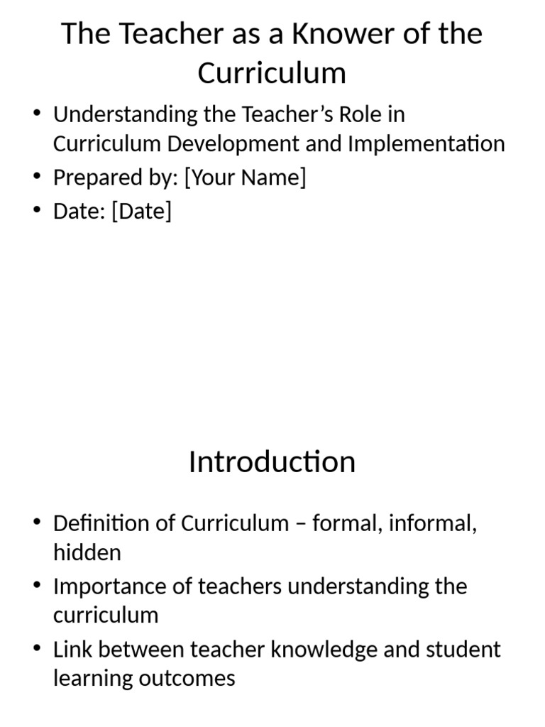 teacher_as_knower_of_curriculum | PDF