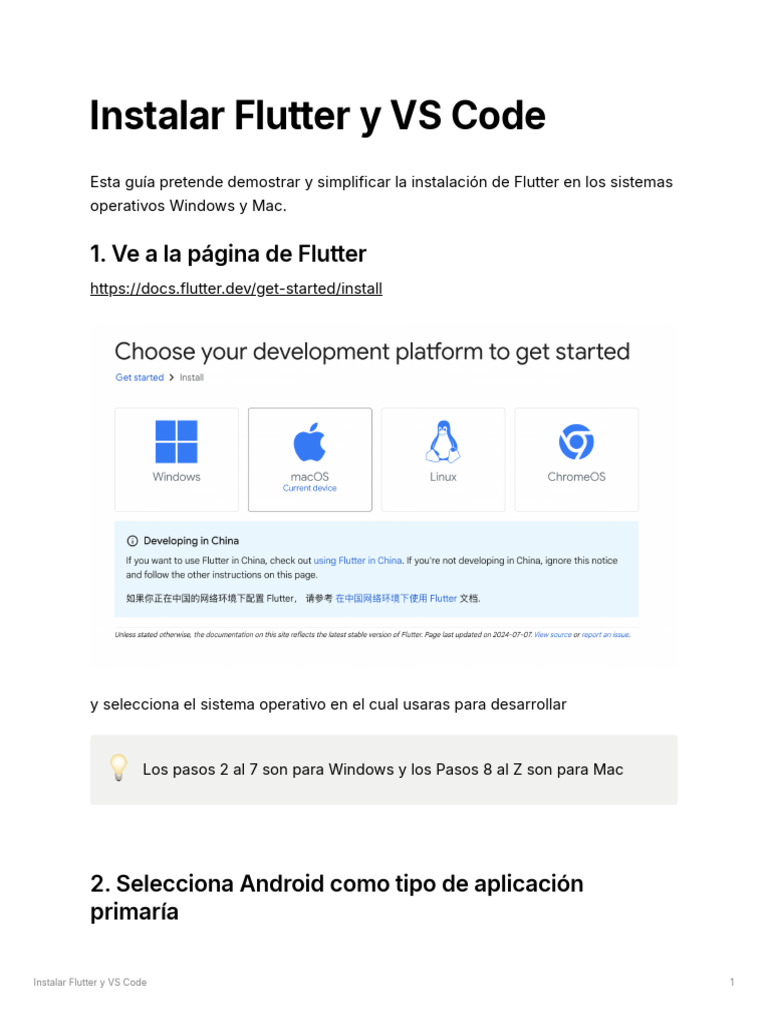 instalar_flutter_vscode | PDF | Android (sistema operativo) | Microsoft Windows