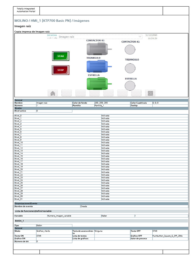 MOLINO / HMI - 1 (KTP700 Basic PN) / Imágenes: Imagen Raíz | PDF ...