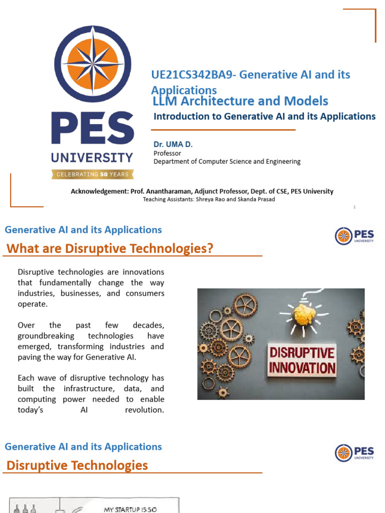 Introduction To GenAI and Its Applications | PDF | Artificial ...