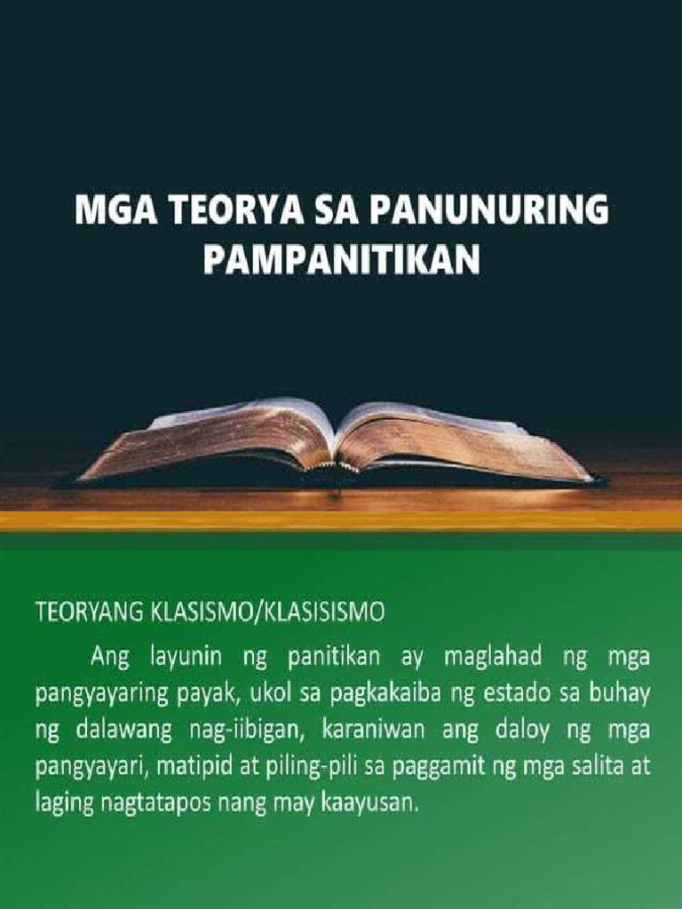 Teorya | PDF