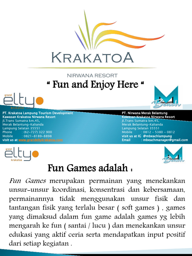 Konsep Fun Games | PDF