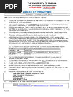 UPNG External Application Form 2026 | PDF | Bachelor's Degree | Science