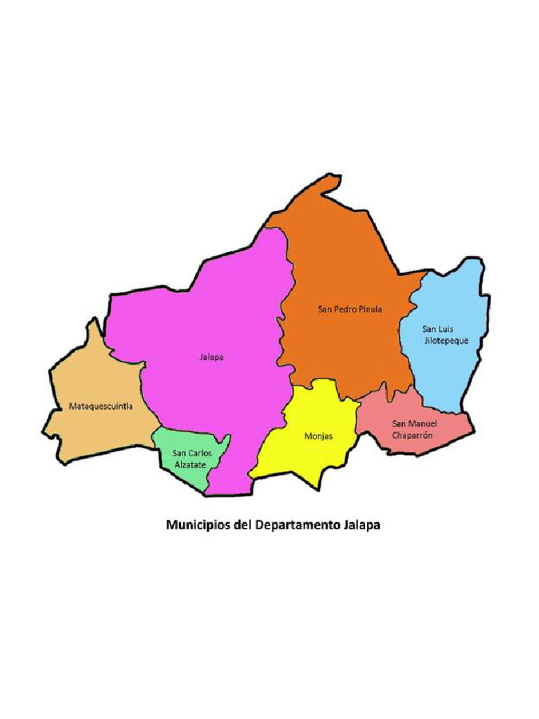 Mapa de Jalapa | PDF