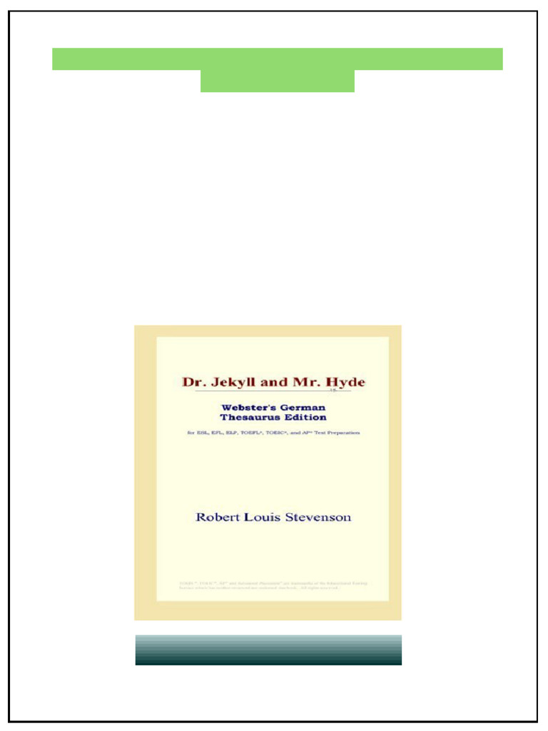 Dr Jekyll and Mr Hyde Robert Louis Stevenson full chapters instanly ...