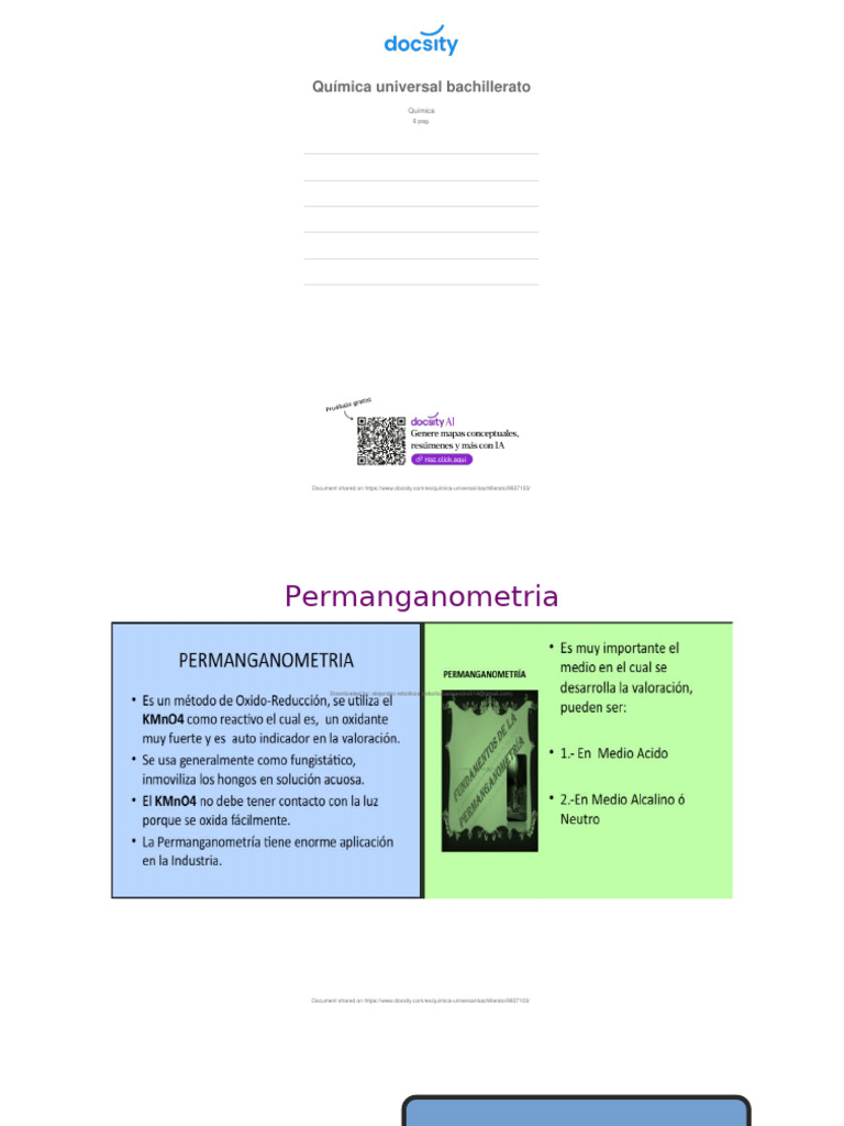 Docsity Quimica Universal Bachillerato | PDF