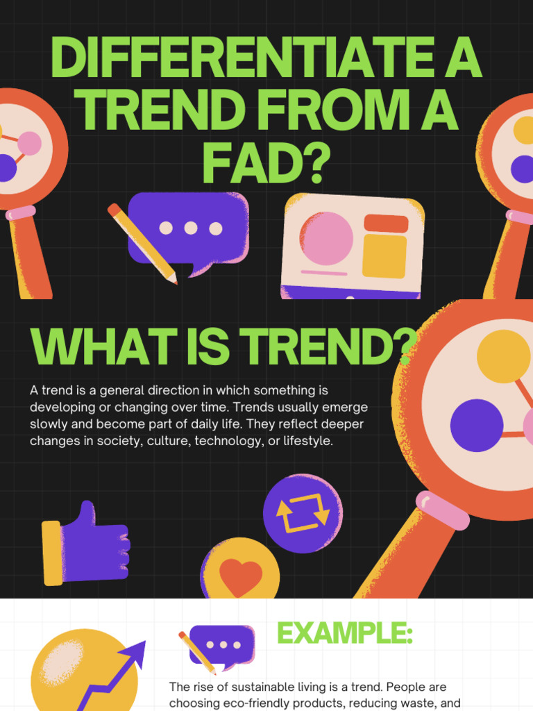 Differentiate A Trend From A Fad 1 | PDF