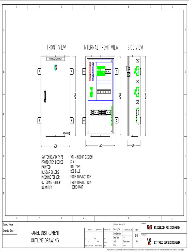 Instrument Panel Outline and Components | PDF | Rail Transport