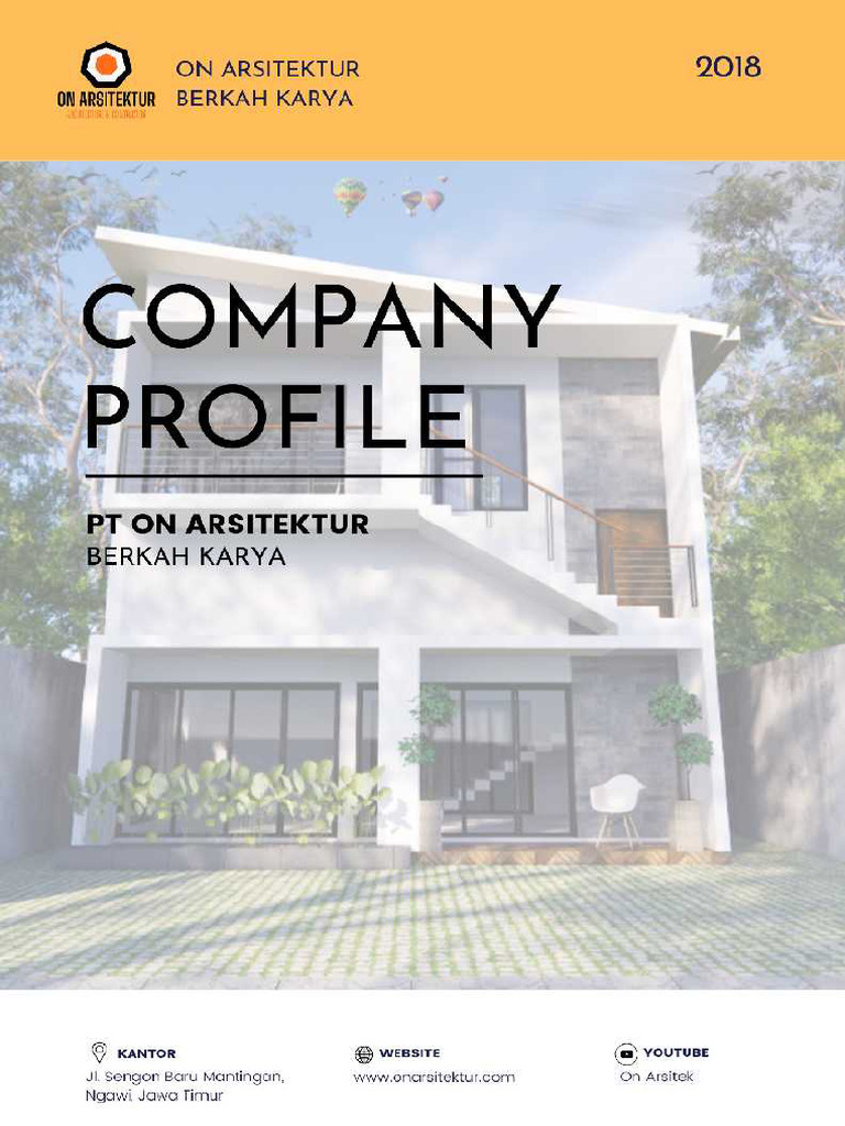 Company Profile PT On Arsitektur Berkah Karya | PDF