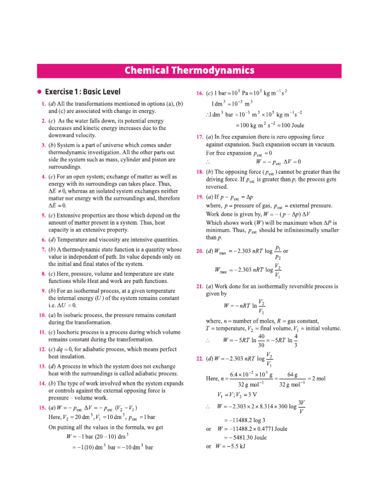 MHT CET Chemistry Chap 14 Ex 1 | PDF