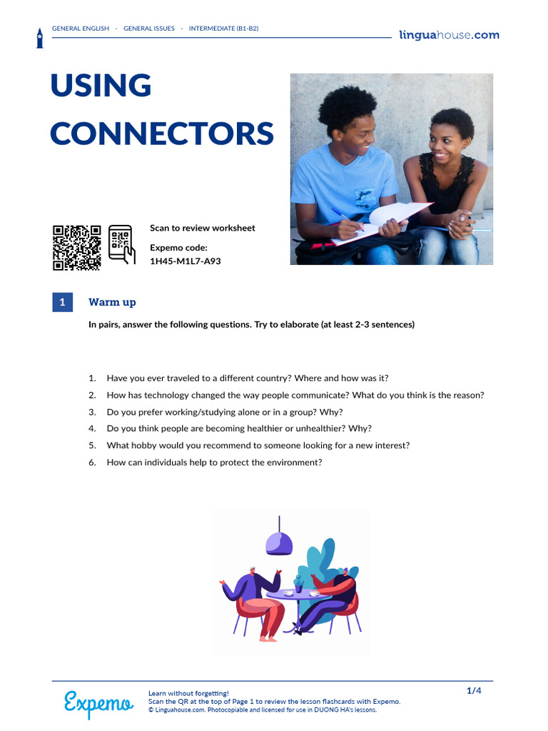 Using Connectors in English Speaking | PDF | Human Communication