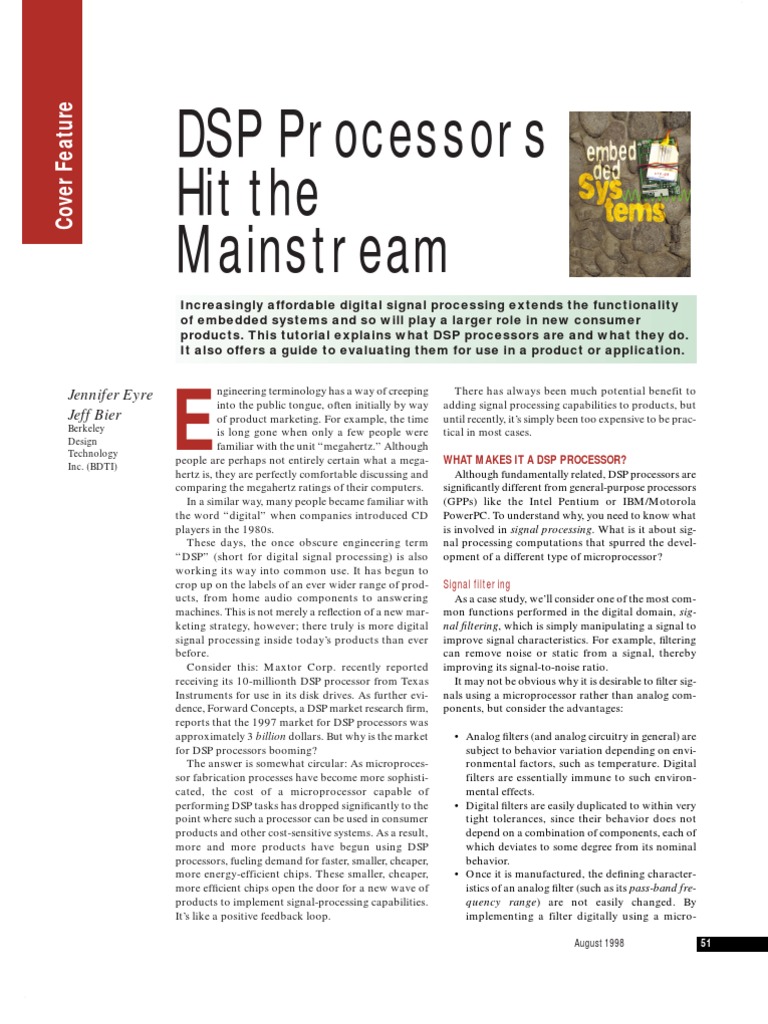 DSP | PDF | Teaching Methods & Materials