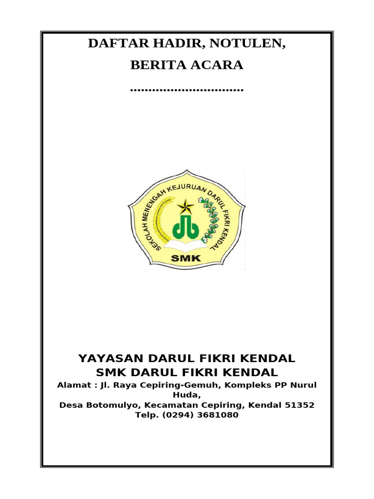 Notula Kosong | PDF