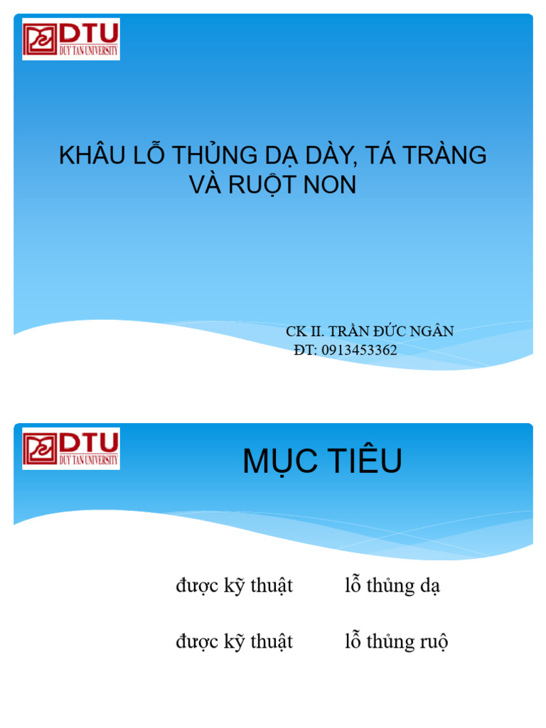 Khâu L TH NG D Dày, Tá Tràng | PDF