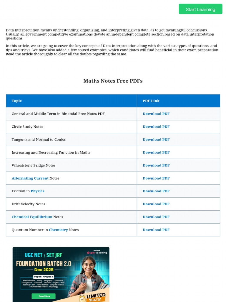 Data Interpretation - Methods, Types & Easy Examples | PDF
