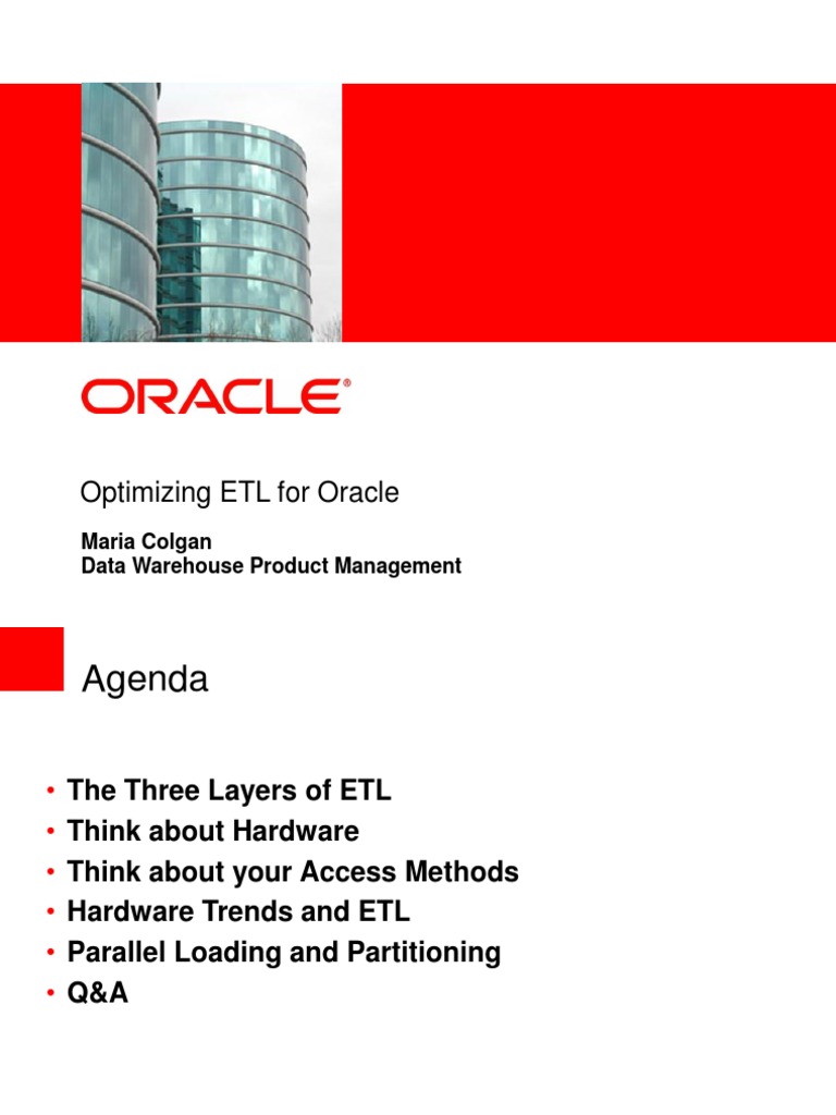 Optimizing Data Loading | PDF | Oracle Database | File System