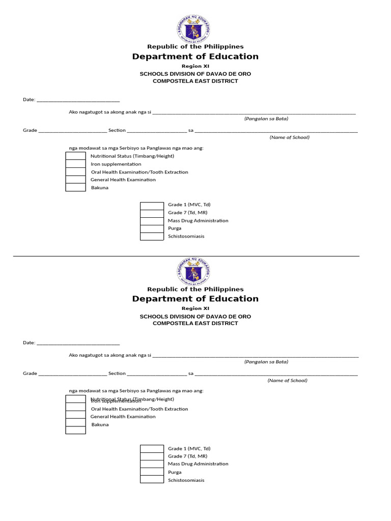 Bakuna Consent | PDF