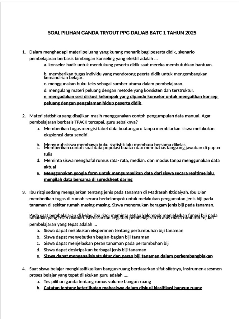 PDF P Classtruncatedtext Module Lineclamped 85ulhh Style Max Lines5soal Pilihan Ganda Tryout PPG ...