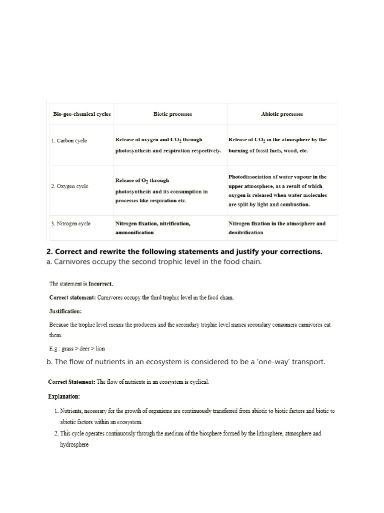 Energy Flow and Nutrient Cycles in Ecosystems | PDF | Ecosystem | Oxygen