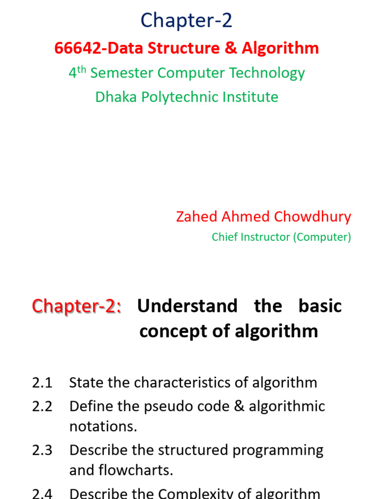 Chapter 2 | PDF | Algorithms | Control Flow