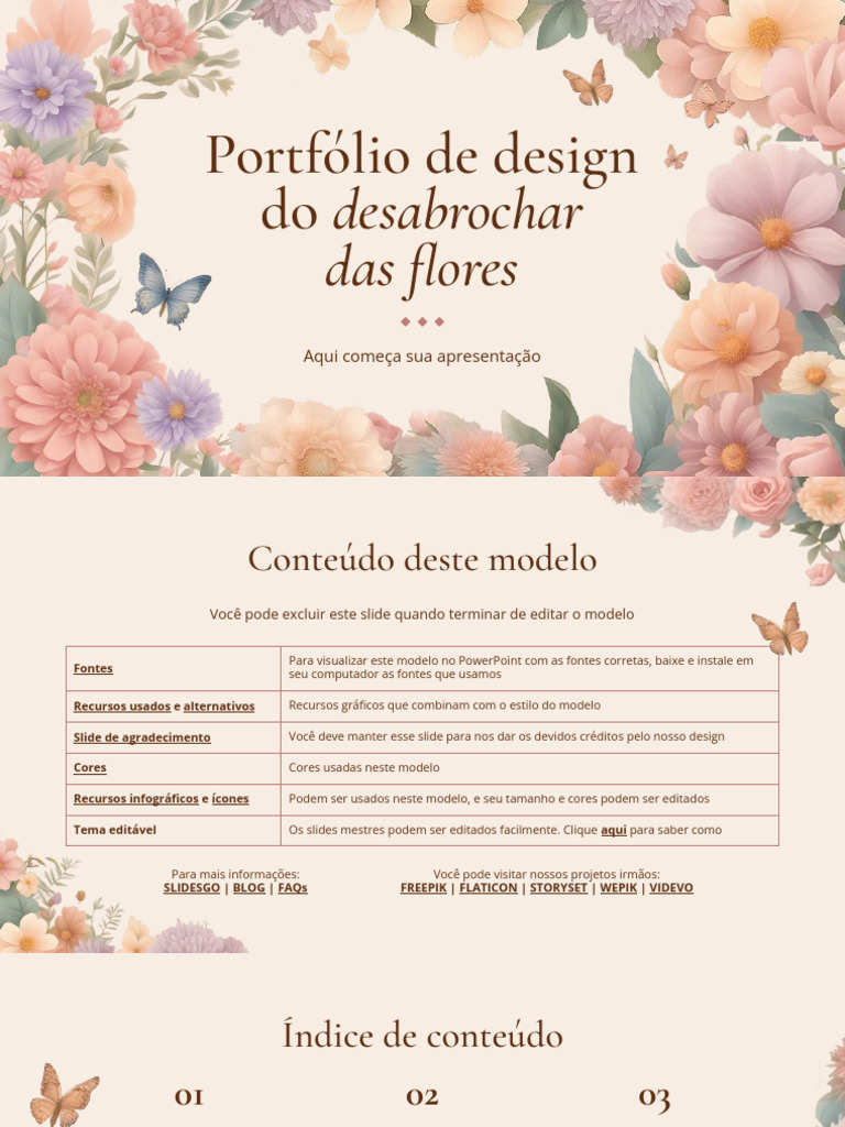 Copy of Blooming Flower Design Portfolio _ by Slidesgo | PDF ...