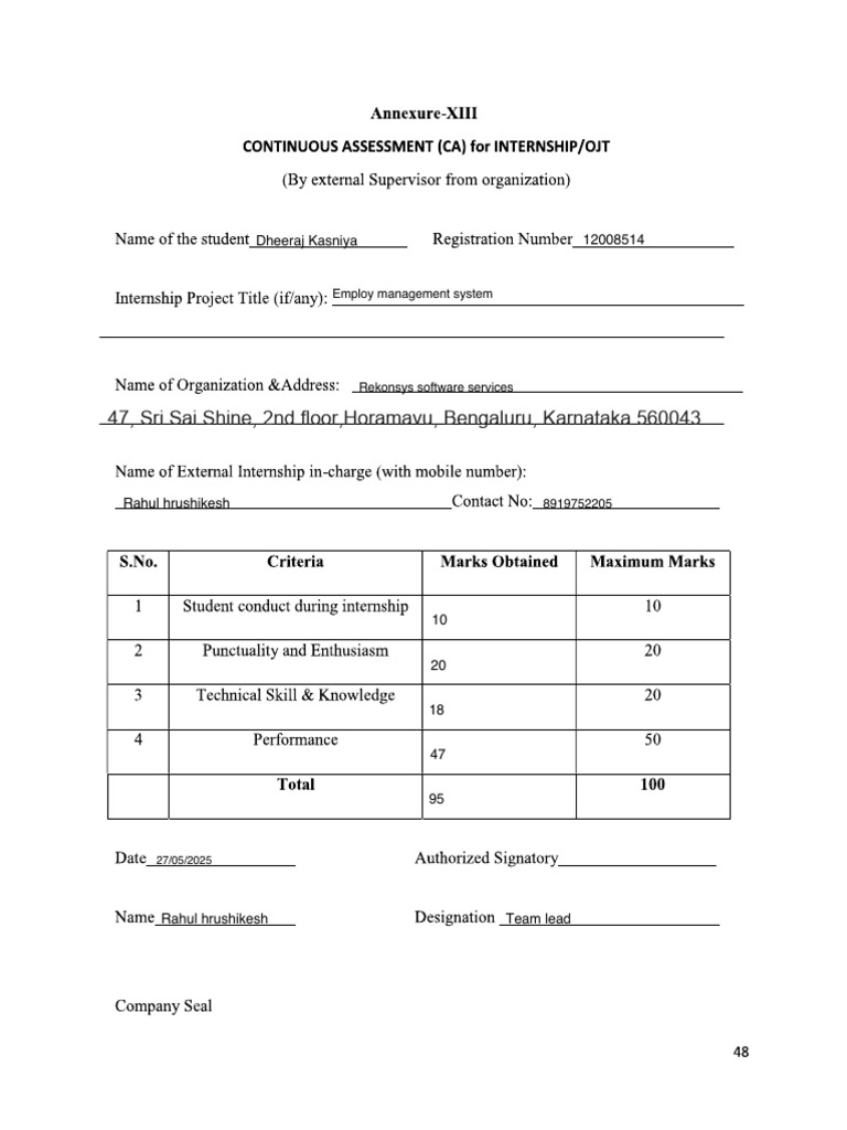 Ca Marks 2 | PDF