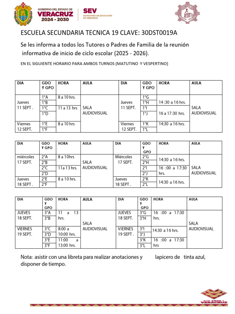 Reunion de Padres de Fam.25-26 | PDF