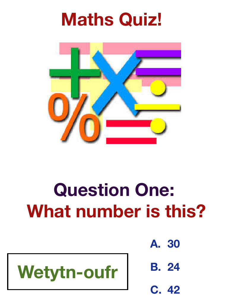 Fun Maths Quiz for Kids | PDF