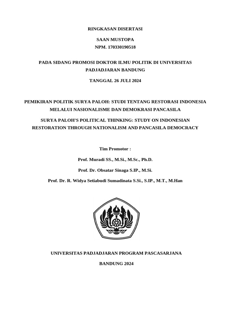 Disertasi A5 | PDF
