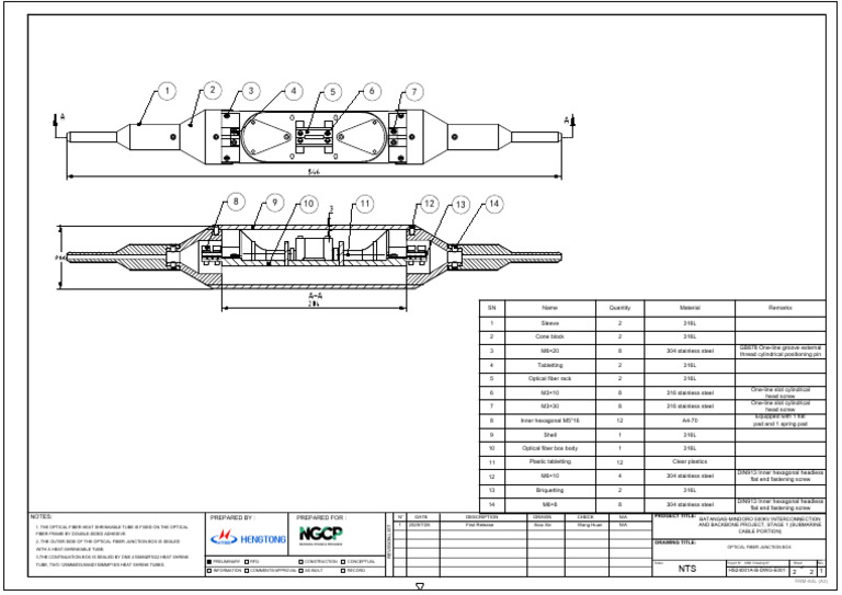 Repair Joint Shell-Model | PDF | Screw | Optical Fiber