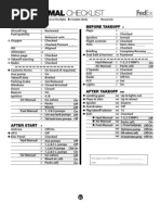 Boeing 787 Checkliste | PDF | Aerospace | Spaceflight Technologies