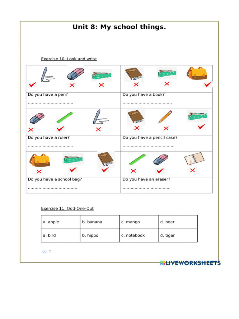 Worksheet 2268805 | PDF