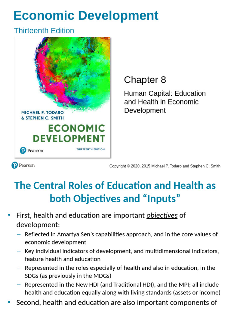Human Capital in Economic Development | PDF | Net Present Value | Economies