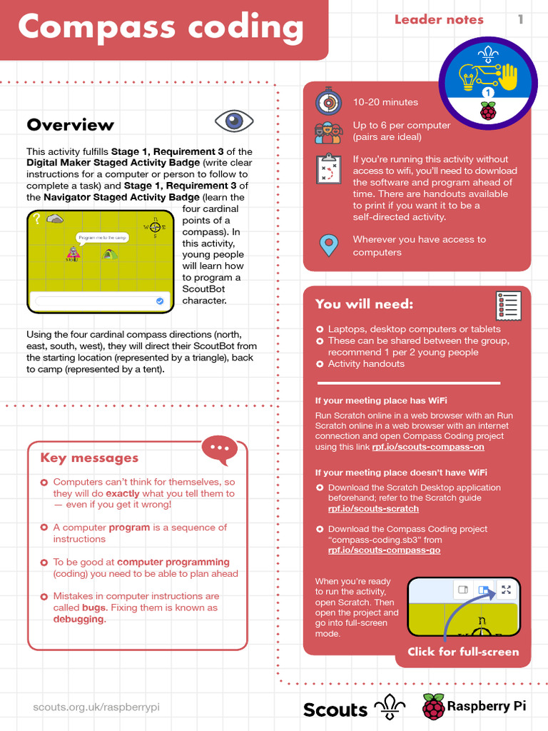 Compass Coding Scratch Asset | PDF | Software Bug | Computing